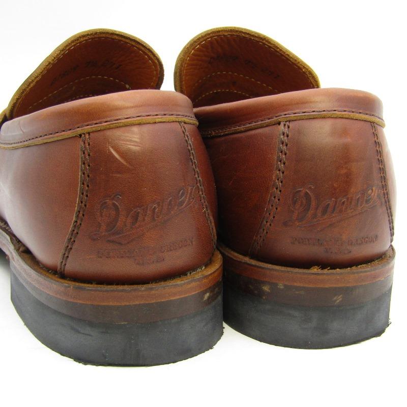 Danner ダナー US7.5 25.5cm クラシックローファー D1809 オイルドレザー ビブラムソール コインローファー BROWN ブラウン 茶 35004134 : クラシック ...