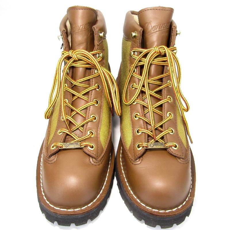 Danner 美品 ダナー US8.5EE 26.5cm ダナーライト 30440 フルグレイン防水レザー トレッキングブーツ ゴアテックス カーキ 35004153 : クラシック - 通販 ...