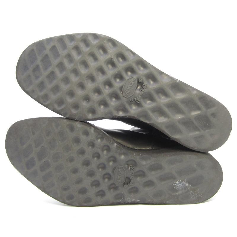 DEVOA × incarnation デヴォア インカネーション 42 サイドジップブーツ FWI-VMDB ホースレザー プルオンブーツ ブラック 黒 35004166 : クラシック ...