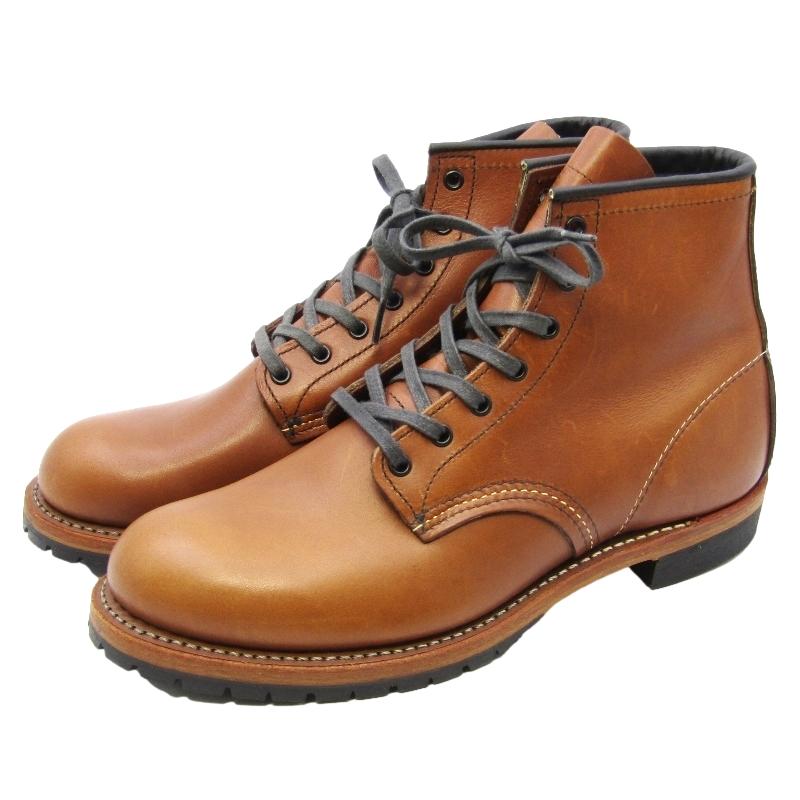 RED WING SHOES 未使用 REDWING レッドウィング US8.5D 26.5cm ベックマン ラウンド 9016 廃盤 2014年製 プレーントゥ シガー フェザーストーン ...