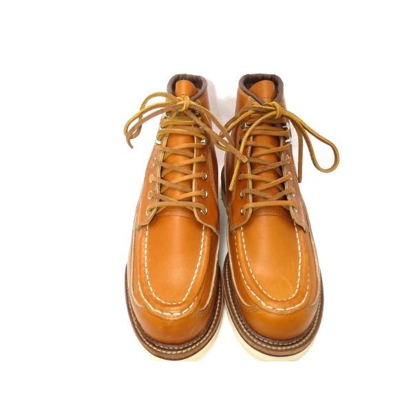 RED WING SHOES REDWING レッドウィング 9850 ゴールドラセット カヌーモック 8E 復刻 ブーツ アイリッシュ ...