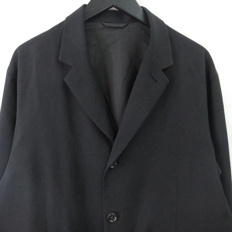 美品 THEE シー 3 button box jacket PW-JK-01-A 3釦 ボックスジャケット ブラック 黒 2 メンズ 中古 ...