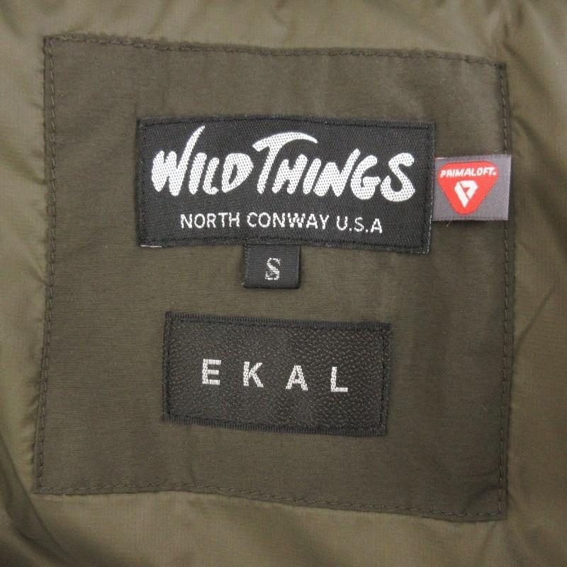 WILD THINGS 良品 WILDTHINGS × EKAL ワイルドシングス エカル モンスターパーカー WT21532SN-EK 中綿ジャケット オリーブ S 43002732 ...