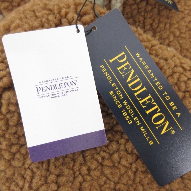 未使用 PENDLETON ペンドルトン JQ Boa Stand Blouson 0475-1014 ボアフリースジャケット キャメル M 43003396 : 43003396 ...