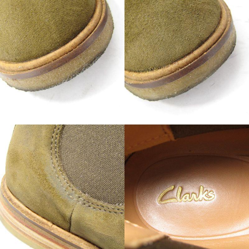Clarks クラークス UK7.5 Clarkdale Gobi DARK OLIVE SUEDE クラークデールゴビ サイドゴア オリーブ 43004437 : クラシック - 通販 ...