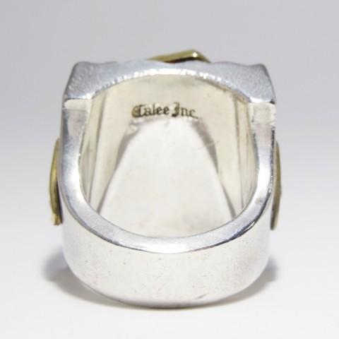 CALEE キャリー MEXICAN RING メキシカン リング SV925 BRASS 17号 CL-14S023AC コンビ素材 箱タグ付 中古【中古】50006017 : クラシック ...