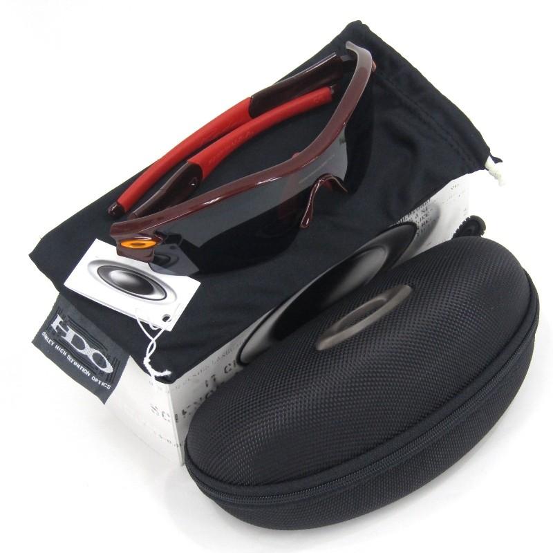 OAKLEY 未使用 オークリー サングラス RADAR レーダー ピッチ ストレートステム カスタム Team DarkRed メガネ 眼鏡 ...