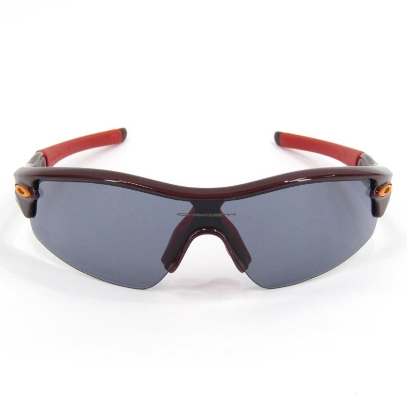 未使用 OAKLEY オークリー サングラス RADAR レーダー ピッチ ストレートステム カスタム Team DarkRed メガネ 眼鏡 ...