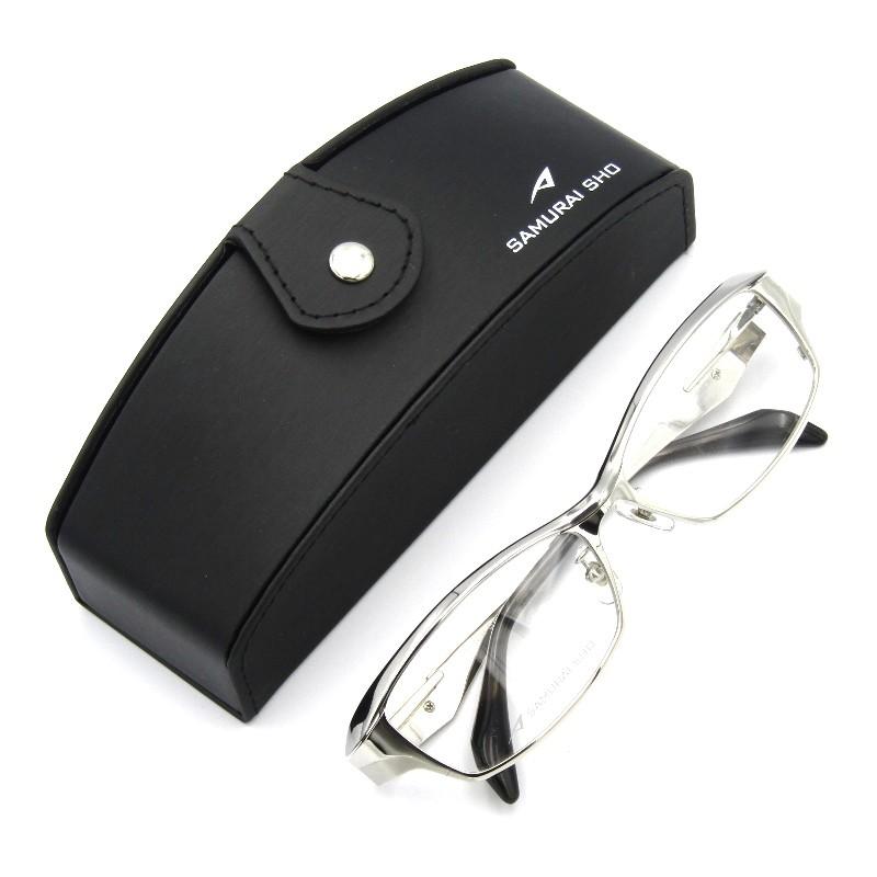 未使用 SAMURAI SHO サムライ翔 メガネフレーム SS-J204 仁 リラックスライン 2019モデル #2/グレー×シルバー 眼鏡 サングラス 中古 50010522 ...