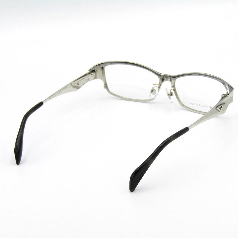 未使用 SAMURAI SHO サムライ翔 メガネフレーム SS-J204 仁 リラックスライン 2019モデル #2/グレー×シルバー 眼鏡 サングラス 中古 50010522 ...