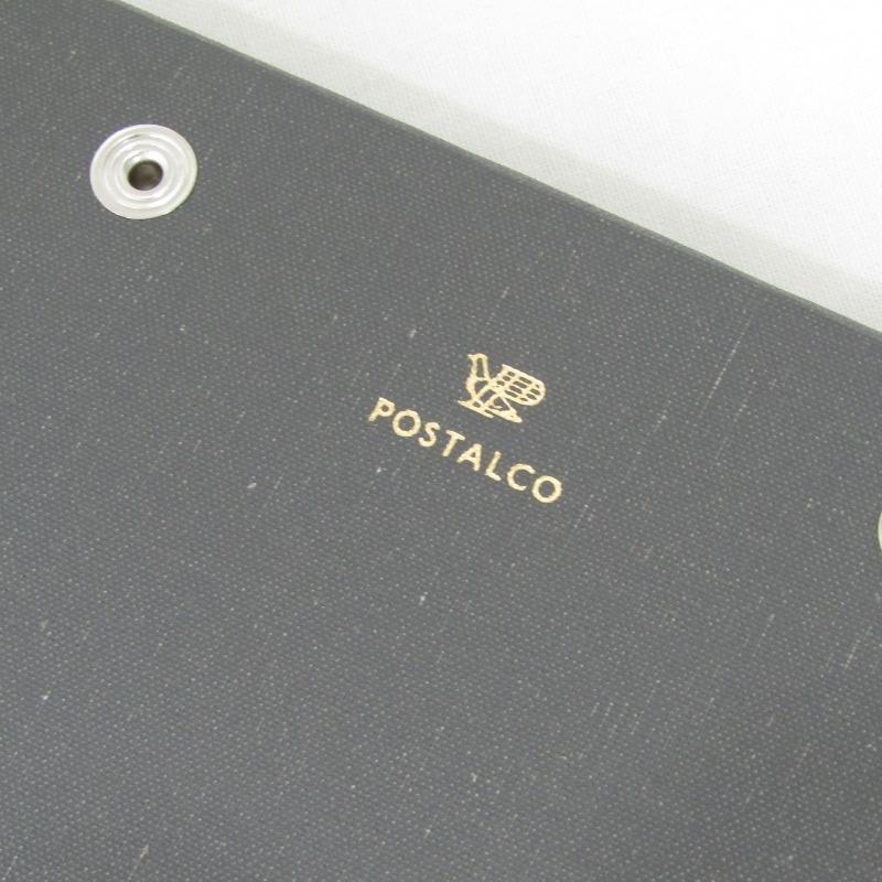 未使用 POSTALCO ポスタルコ スナップパッド Snap Pad SQ A4 プレスコットン ファイリング メモ帳 Faded Black レザー 本革 中古 50011451 ...