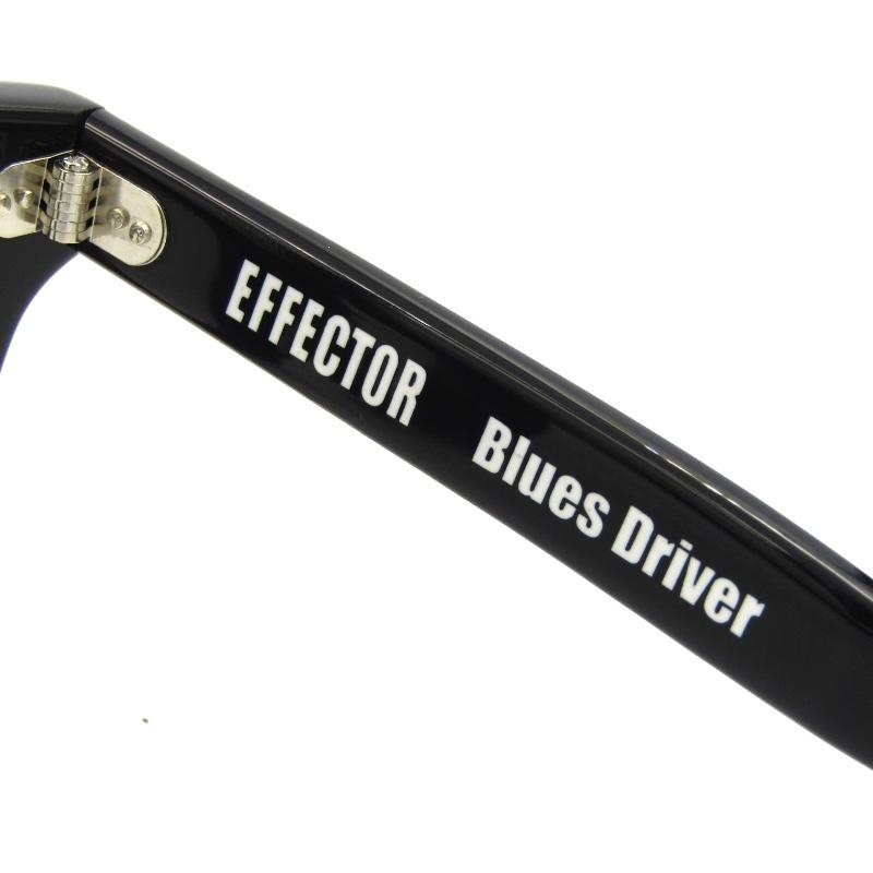 EFFECTOR 美品 エフェクター サングラス Blues Driver ブルースドライバー ウェリントン 8mm生地厚 ブラック 黒 メガネ 眼鏡 中古 50011816 : クラシック ...