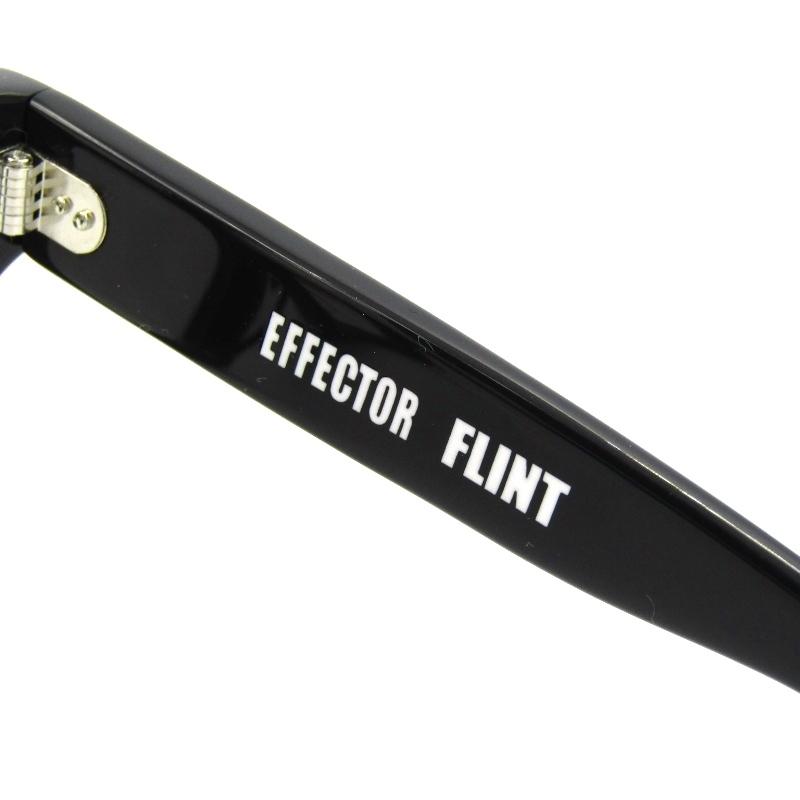 EFFECTOR 美品 エフェクター サングラス FLINT フリント ウェリントン 20AW 8mm生地厚 日本製 ブラック 黒 メガネ 眼鏡 中古 50012508 : クラシック ...