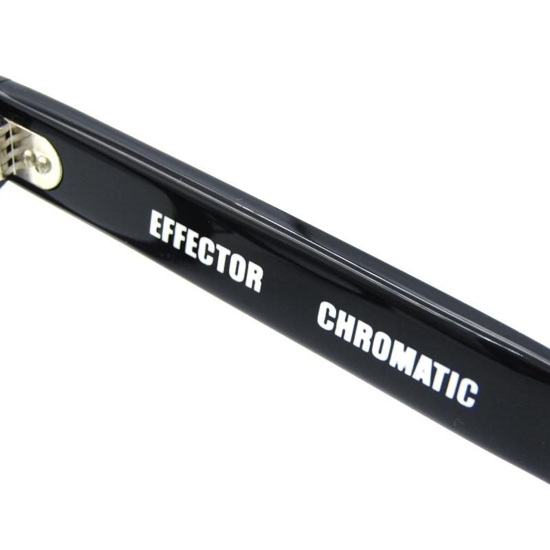 美品 EFFECTOR エフェクター サングラス CHROMATIC クロマティック ウェリントン 8mm生地厚 日本製 ブラック 黒 メガネ 眼鏡 中古 50012752 :50012752 ...