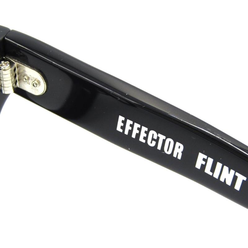 EFFECTOR 未使用 エフェクター サングラス FLINT フリント ウェリントン 20AW 8mm生地厚 日本製 ブラック 黒 メガネ 眼鏡 中古 50012763 : クラシック ...