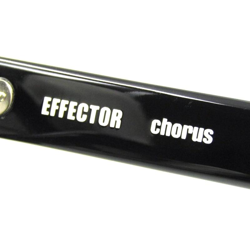 EFFECTOR 未使用 エフェクター サングラス chorus コーラス ウェリントン 8mm生地厚 日本製 ブラック 黒 メガネ 眼鏡 中古 50013044 : クラシック - 通販 ...