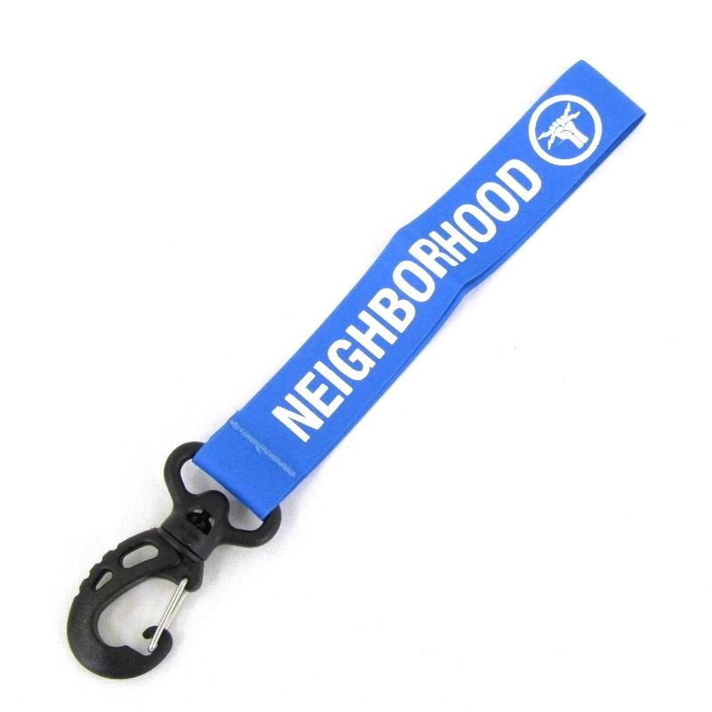 NEIGHBORHOOD 未使用 ネイバーフッド キーホルダー 181MYNH-AC07 F&F/E-KEYHOLDER ポリエステル ブルー ...