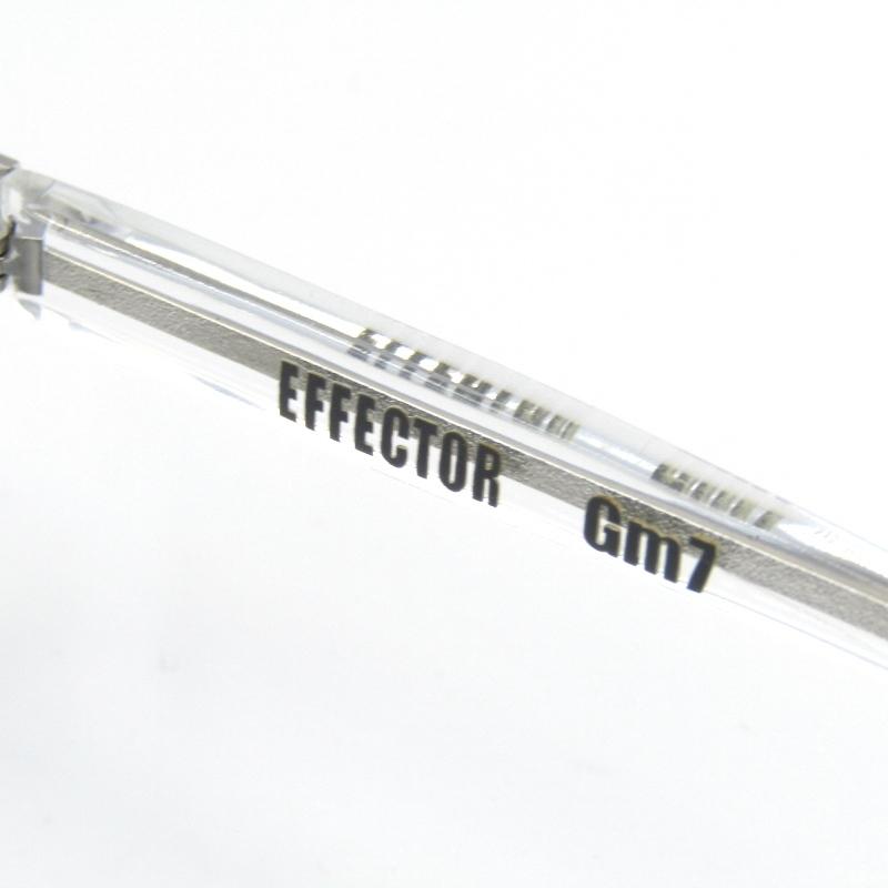 EFFECTOR 未使用 エフェクター サングラス Gm7 ジーマイナーセブンス スクエア コンビ 6mm生地 日本製 CL/クリア 50014032 : クラシック - 通販 - Yahoo ...