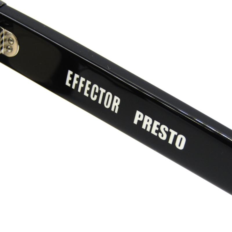 EFFECTOR 未使用 エフェクター サングラス 22SS PRESTO プレスト スクエア 8mm生地 日本製 ブラック 黒 50014397 : クラシック - 通販 - Yahoo ...