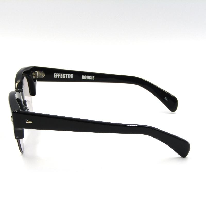 EFFECTOR 未使用 エフェクター サングラス BOOGIE ブギ ブロウ ナイロール ボストン 8mm生地 日本製 ブラック 黒 50014403 : クラシック - 通販 ...