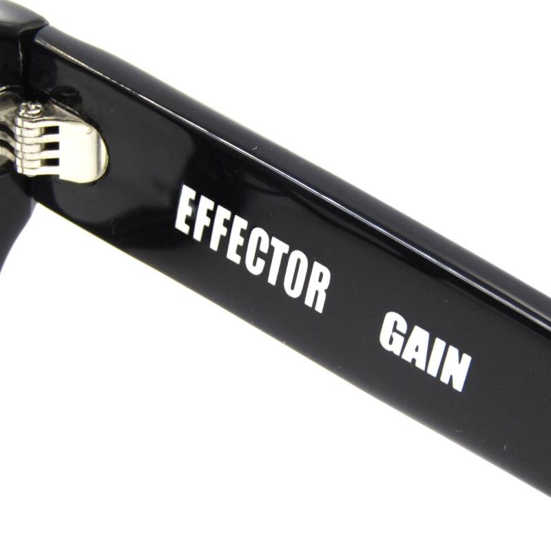 EFFECTOR 美品 エフェクター サングラス GAIN ゲイン スクエア カッティング 多角形 8mm生地 日本製 ブラック 黒 50014446 : クラシック - 通販 - Yahoo ...
