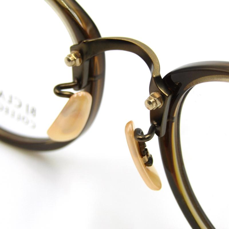 未使用 BJ CLASSIC COLLECTION BJクラシック メガネフレーム COM-510N NT セルロイド 日本製 C-103 ...