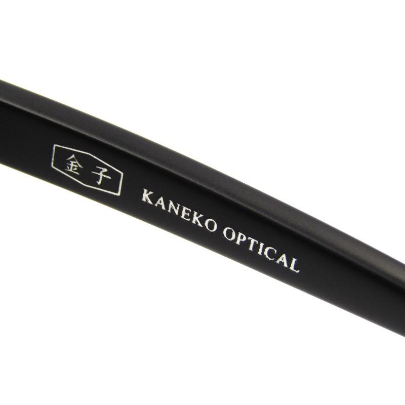 KANEKO OPTICAL カネコオプティカル サングラス KOS-25 オーバル 日本製 コンビ 金子眼鏡 BKMP ブラックマット 度入り 50014567 : 50014567 ...