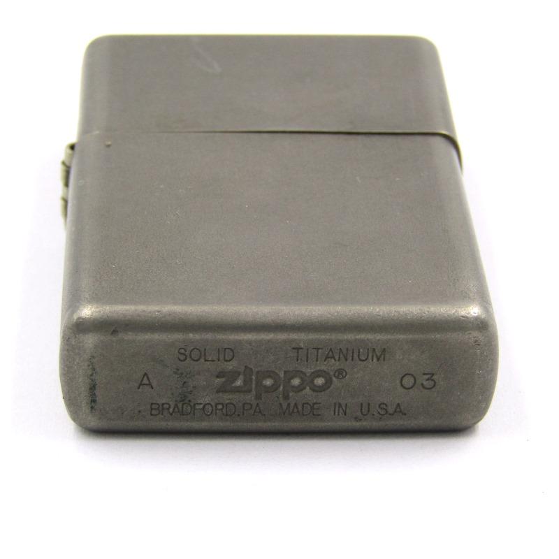 ZIPPO ジッポー オイルライター SOLID TITANIUM 2003年1月製 ソリッドチタニウム 純チタン フラットトップ 50014610 : クラシック - 通販 - Yahoo ...