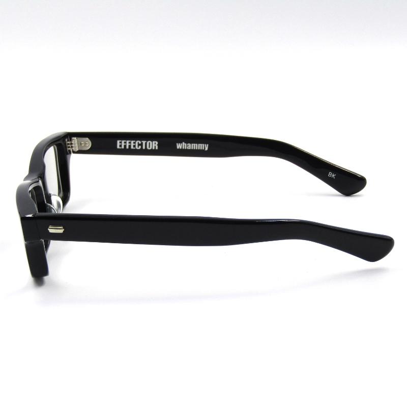 EFFECTOR 美品 エフェクター サングラス whammy ワーミー スクエア 8mm生地 日本製 ブラック 黒 50014804 : クラシック - 通販 - Yahoo!ショッピング