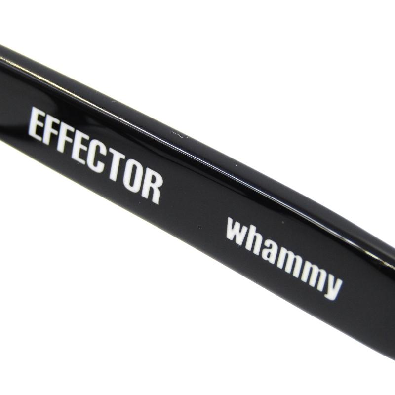 EFFECTOR 美品 エフェクター サングラス whammy ワーミー スクエア 8mm生地 日本製 ブラック 黒 50014804 : クラシック - 通販 - Yahoo!ショッピング