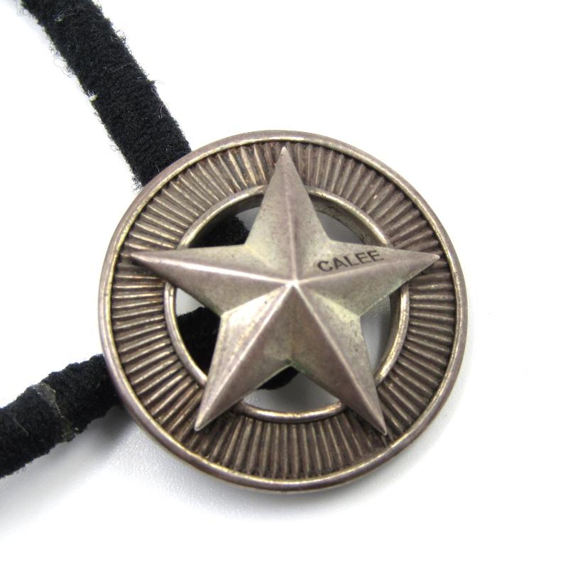 CALEE キャリー ヘアゴム CL-21SS012L&A-A STAR CONCHO スターモチーフ コンチョ SILVER925 SV925 50015126 : クラシック - 通販 ...