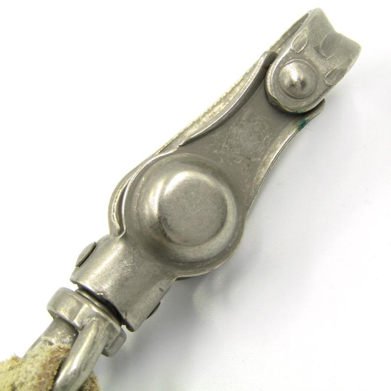 hobo 美品 ホーボー キーリング HB-A2438 タッセル スエード キーホルダー Cow Suede Leather Tassel Key Ring ベージュ 50015326 ...