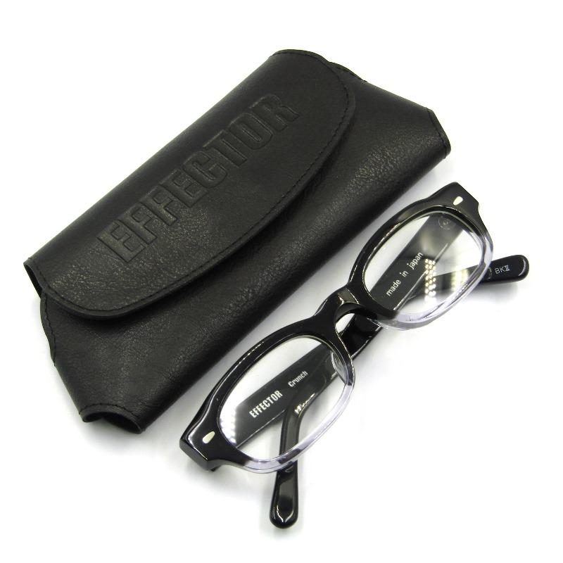 EFFECTOR 未使用 エフェクター サングラス crunch クランチ ウェリントン オーバル 8mm生地 日本製 BK2 ブラック/クリア 50015333 : クラシック - 通販 ...
