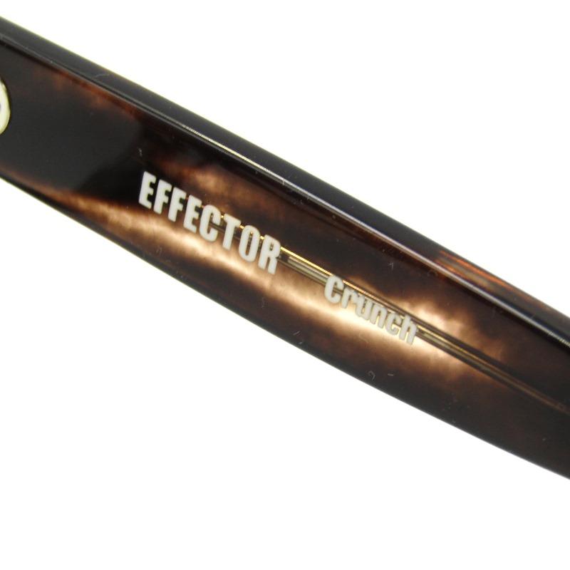 未使用 EFFECTOR エフェクター サングラス crunch クランチ ウェリントン オーバル 8mm生地 日本製 CO コニャック 50015334 :50015334:クラシック ...