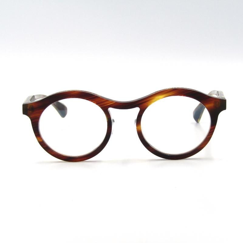 未使用 Jacques Durand ジャックデュラン メガネフレーム DT MALACCA 335 オーバル イタリア製 波型 013 ...