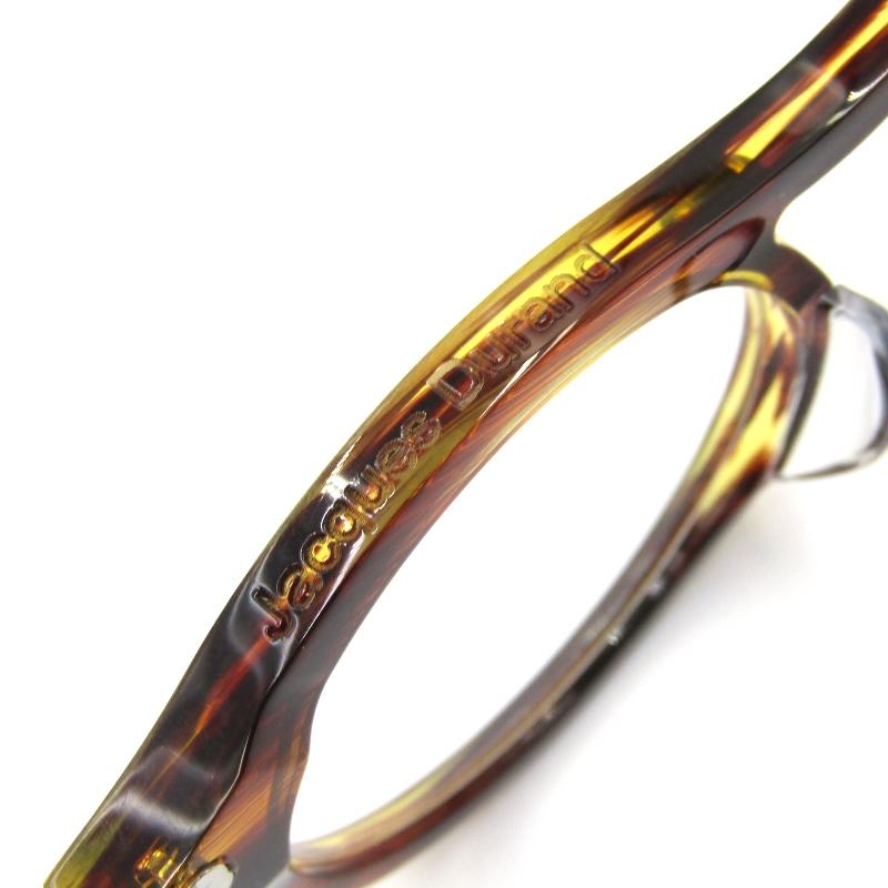 未使用 Jacques Durand ジャックデュラン メガネフレーム DT MALACCA 335 オーバル イタリア製 波型 013 ...