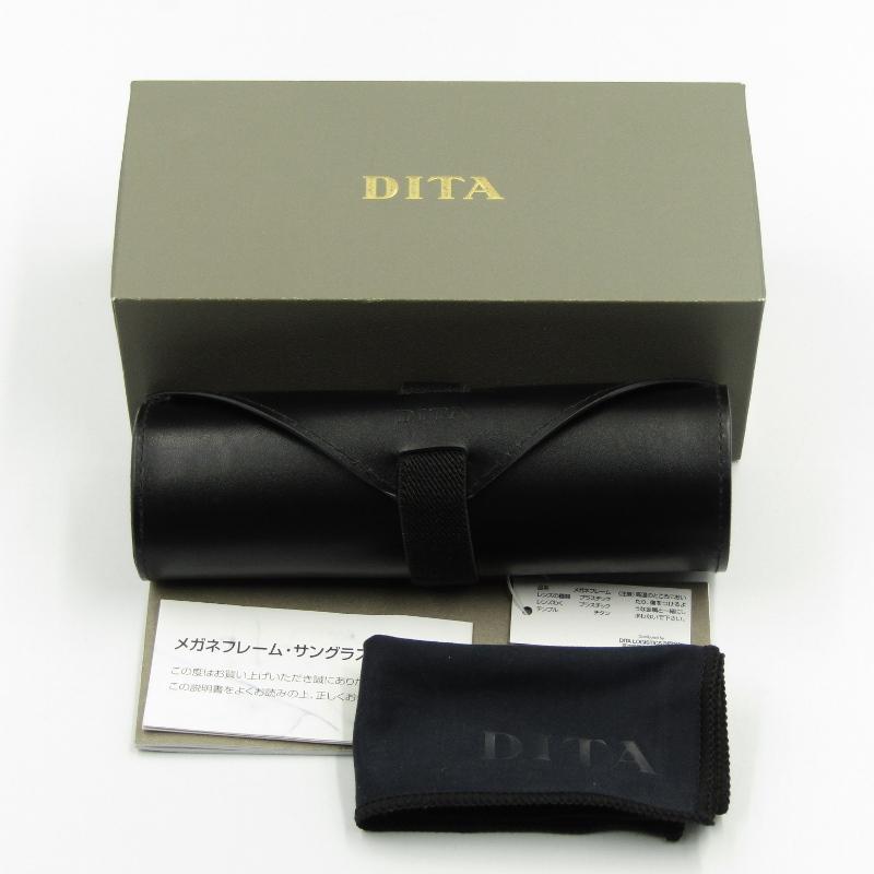 Dita 美品 DITA ディータ サングラス DRX-2072-A BUCKEYE バックアイ ウェリントン コンビ 日本製 マットブラック 度入り 50015554 : クラシック ...