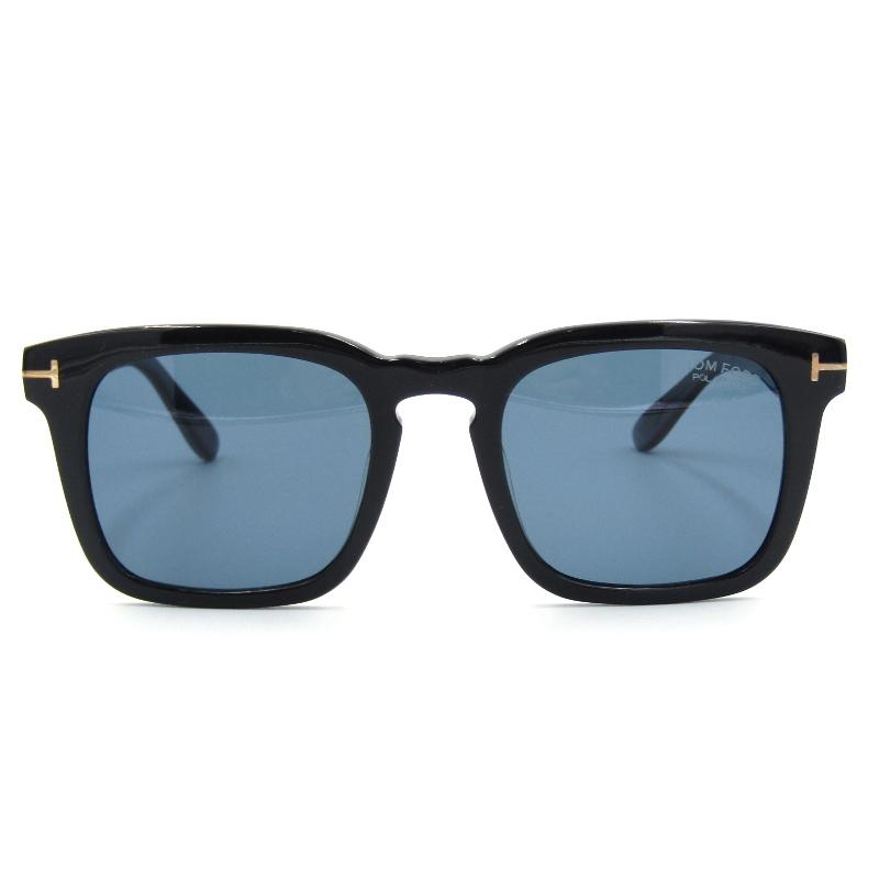TOM FORD 美品 トムフォード サングラス Dax TF751-F 01V POLARIZED ダックス スクエア 偏光 イタリア製 ...