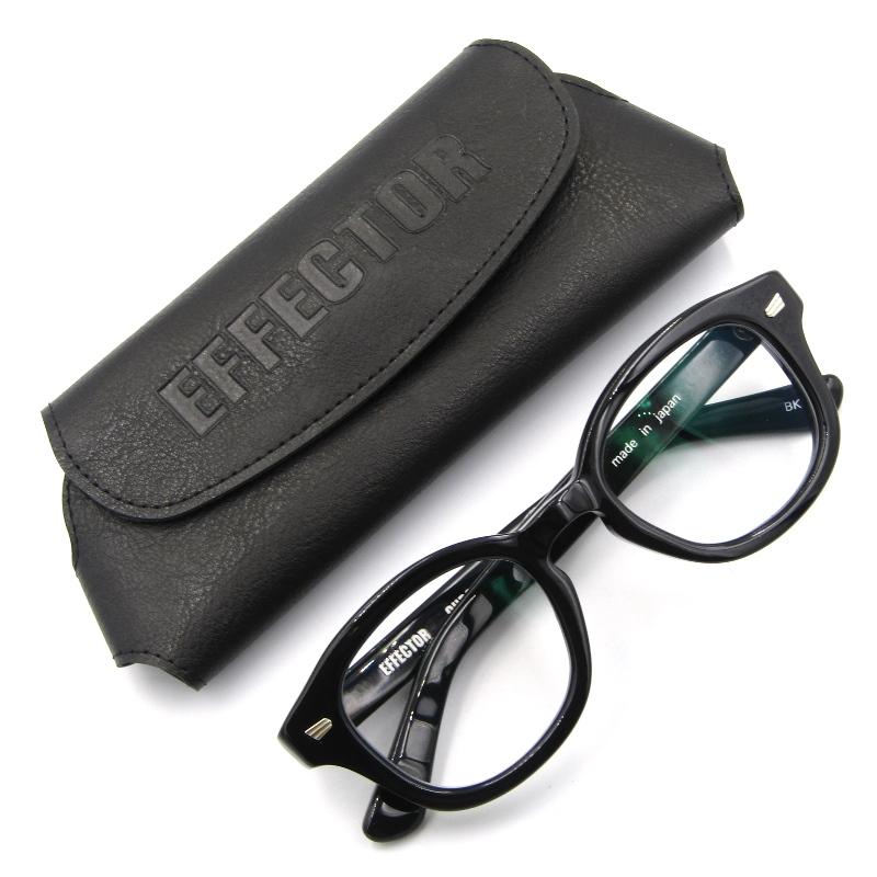 EFFECTOR 美品 エフェクター メガネフレーム CHROMATIC クロマティック ウェリントン 8mm生地 日本製 ブラック 黒 度入り 50015770 : クラシック - 通販 ...