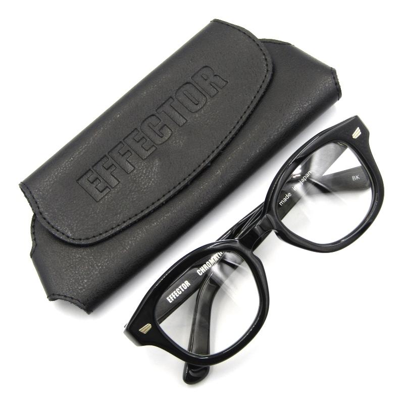 美品 EFFECTOR エフェクター サングラス CHROMATIC クロマティック ウェリントン 8mm生地 日本製 ブラック 黒 50015771 : 50015771 : クラシック ...