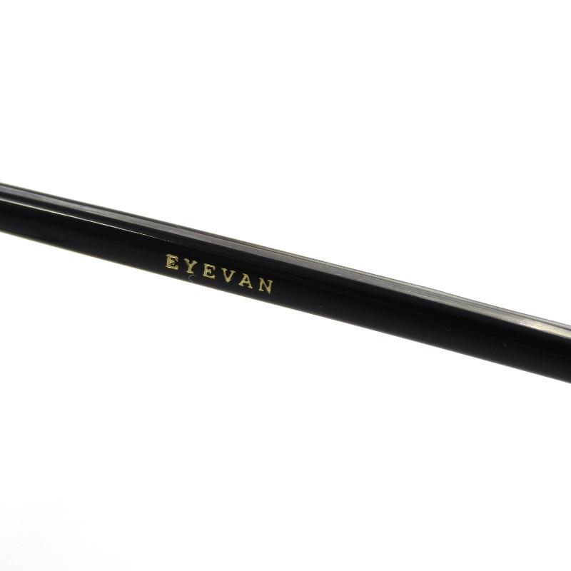 未使用 EYEVAN アイヴァン メガネフレーム Wright ライト ボストン 七宝リム コンビ 日本製 P-C ピューター/ブラック 50015817 : クラシック - 通販 ...