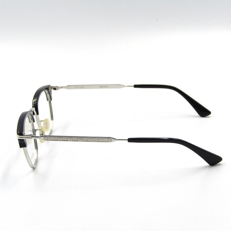 未使用 EYEVAN アイヴァン メガネフレーム Draper ドレイパー ブロウ ウェリントン 日本製 PBK/S ピアノブラック/シルバー 50015821 : クラシック - 通販 ...