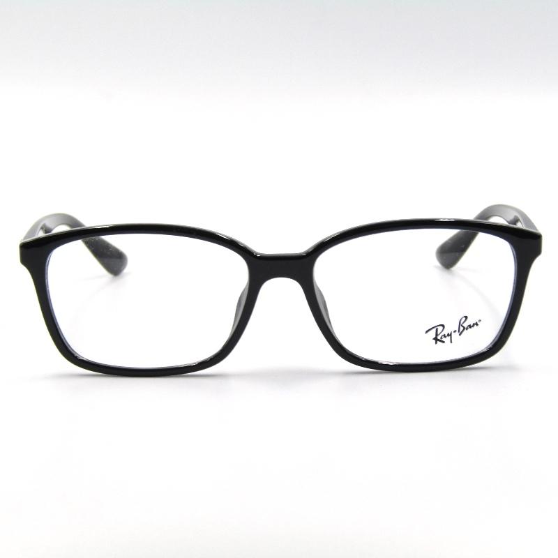 Ray-Ban 未使用 レイバン メガネフレーム RB7094D 2000 RX7094D スクエア アジアンフィット ブラック 黒 ...