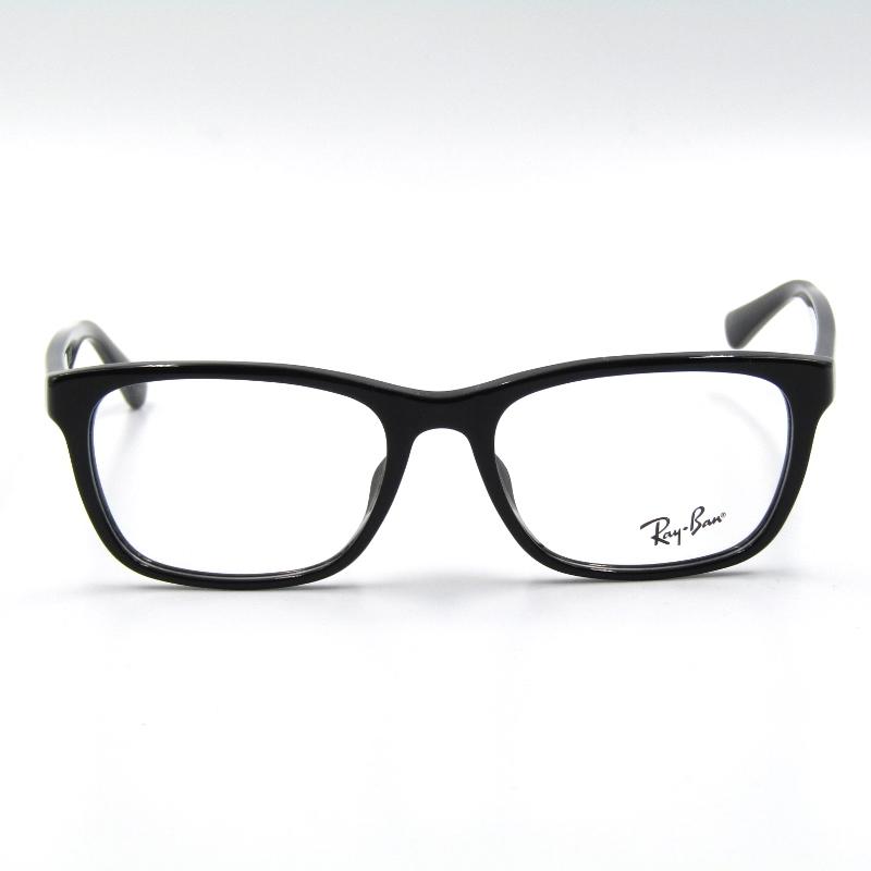 Ray-Ban 未使用 レイバン メガネフレーム RB5315D 2000 RX5315D スクエア アジアンフィット ブラック 黒 ...