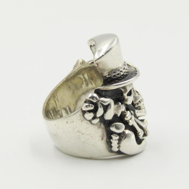 CRAZY PIG DESIGN クレイジーピッグ リング CPD MASCOT RING CPDマスコット ゴメス スカル SV925 15号 50015982 : クラシック - 通販 ...