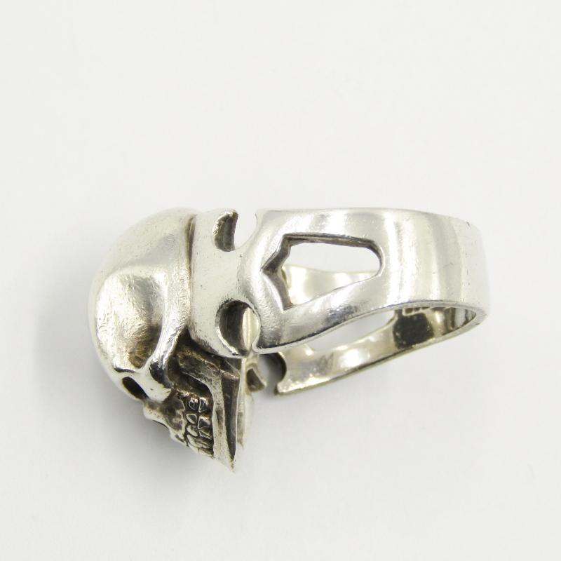 CRAZY PIG クレイジーピッグ リング CUTAWAY SKULL RING カッタウェイ スカル SV925 15.5号 ...