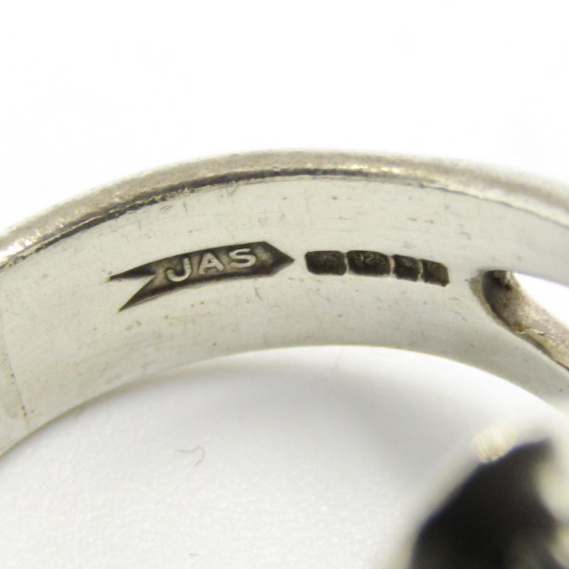 CRAZY PIG クレイジーピッグ リング CUTAWAY SKULL RING カッタウェイ スカル SV925 15.5号 ...