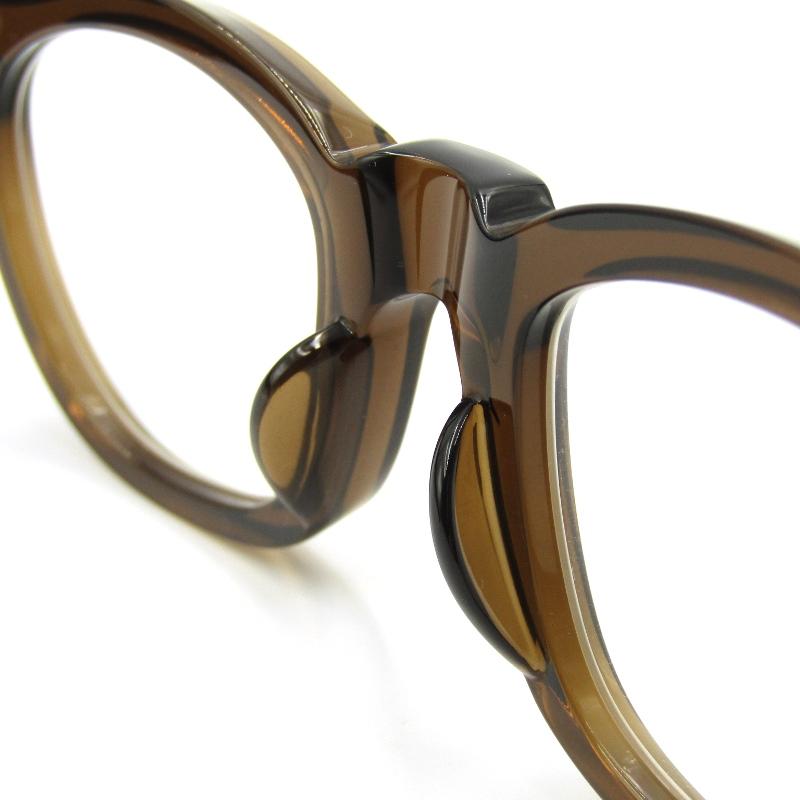 未使用 guepard ギュパール メガネフレーム gp-12 スクエア フレンチモチーフ 日本製 WISKY ブラウン 50016042 ...