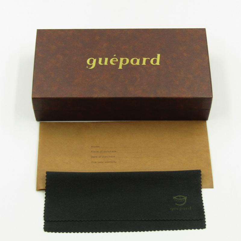 未使用 guepard ギュパール メガネフレーム gp-12 スクエア フレンチモチーフ 日本製 WISKY ブラウン 50016042 ...