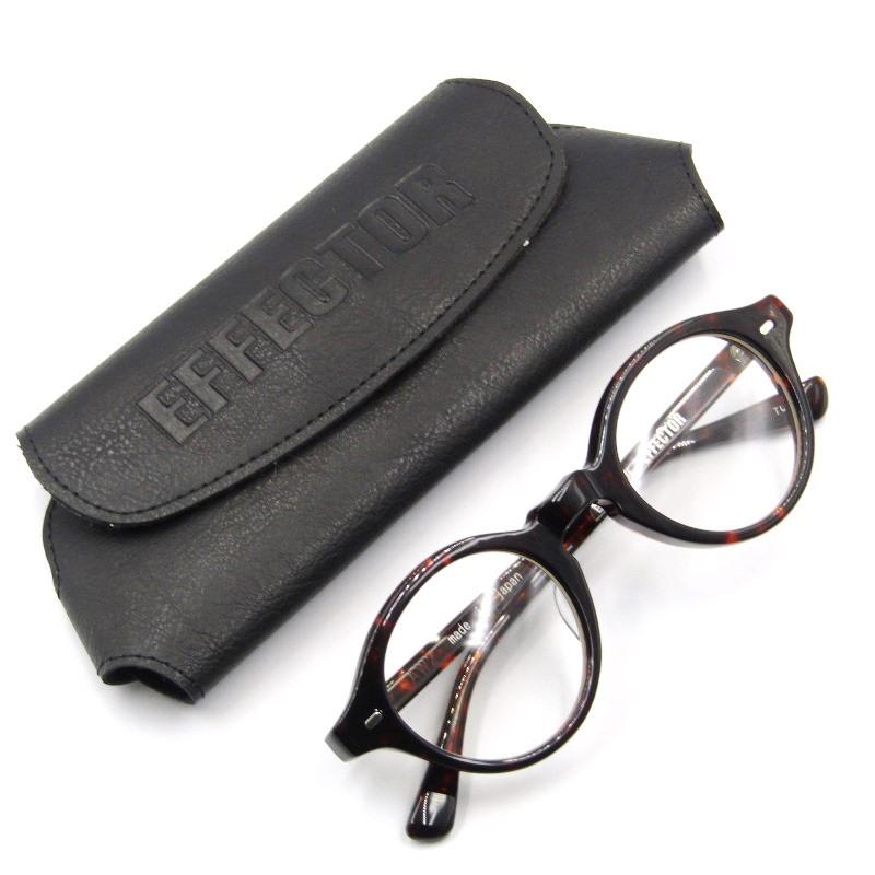 EFFECTOR 未使用 × EFILEVOL エフェクター エフィレボル サングラス AW2 エーダブル2 ボストン 8mm生地 日本製 TUR トートイズ 50016255 : クラシック ...